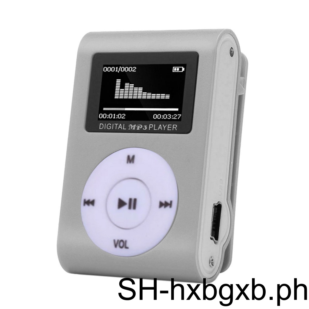 [hxbgxb]Portable Mini MP3 MP3 Player LCD Screen With Clip-on Support ...