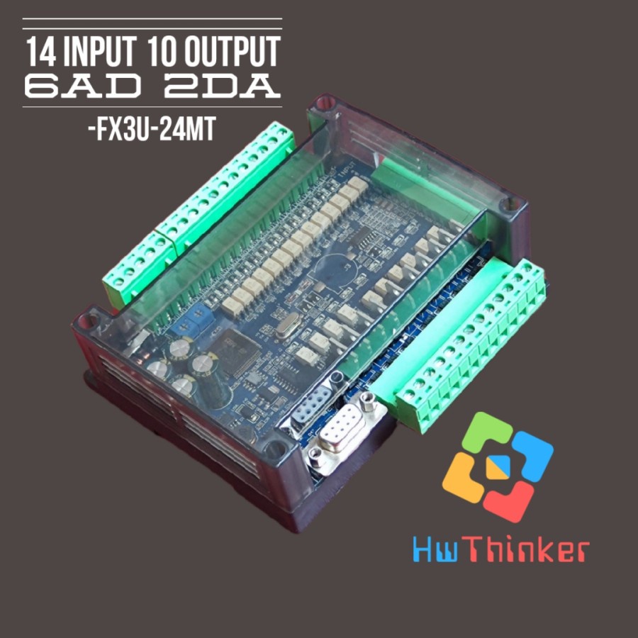 Plc Industrial Control Board FX3U-24MT RS232 RS485 | Shopee Philippines