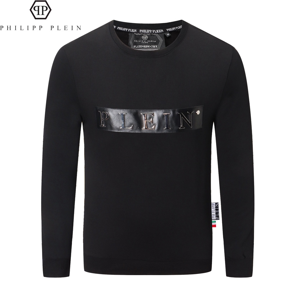 Philipp PLEIN PP Clothes Philip Round Neck Slim-fit Street Wear Clothes ...