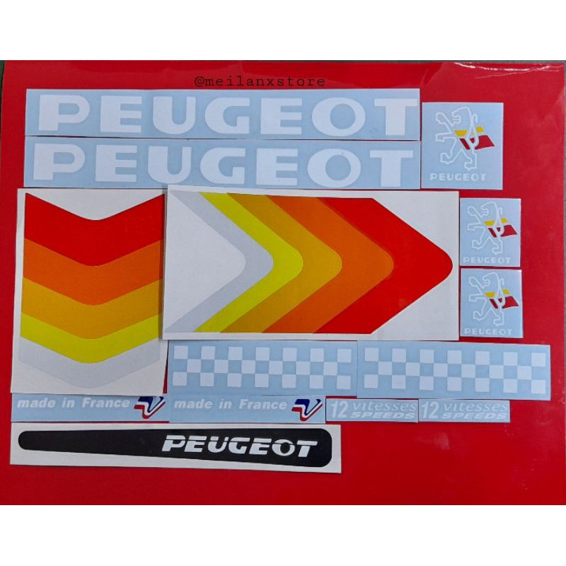 Peugeot Bike Sticker | Shopee Philippines