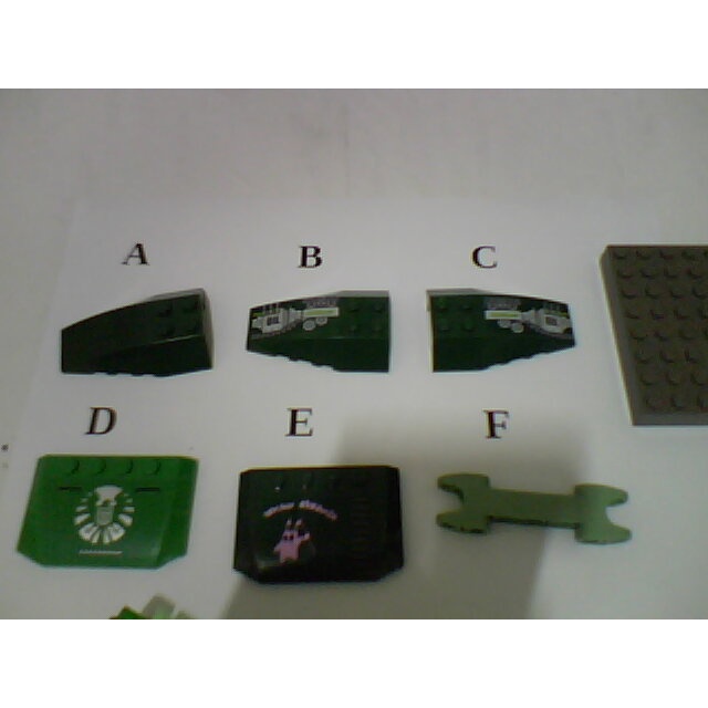 Lego car spaceship vehicle parts transparent hood bionicle technic ...