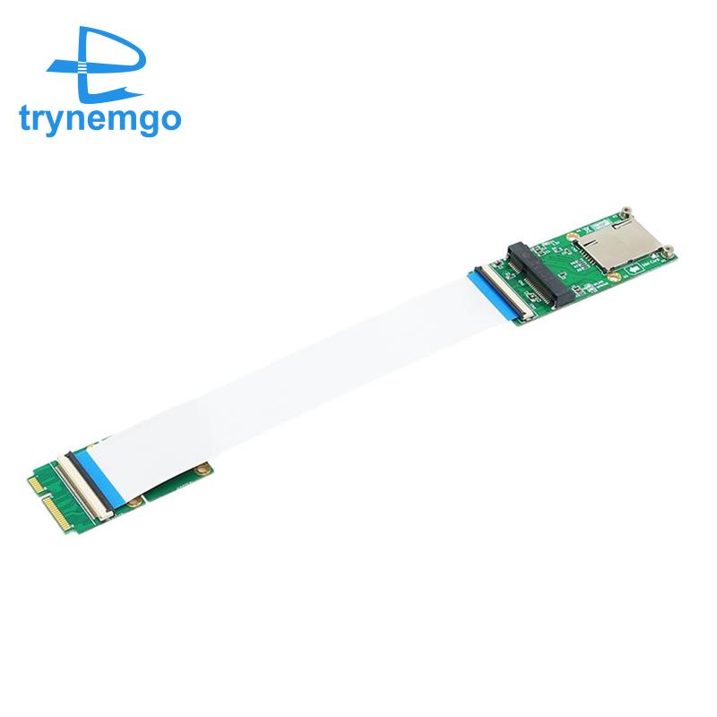 Mini PCI-E MSATA Flexible Extender Cable with SIM Card Slot for Full ...