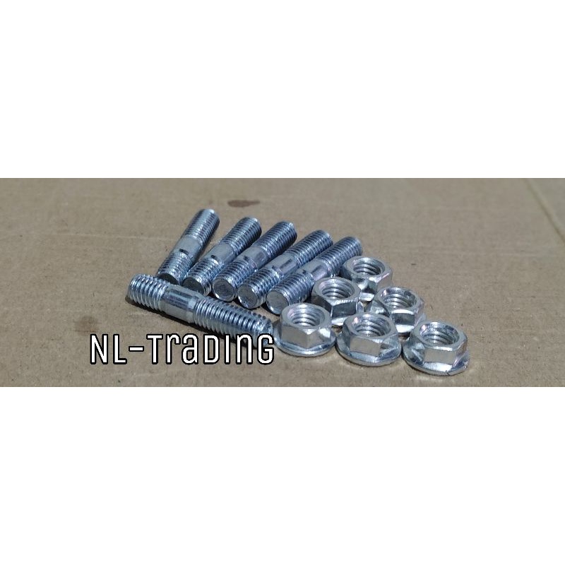 6pcs Stainless Sprocket Stud Bolts + Nuts Yamaha R15 Series ,TFX155 ...