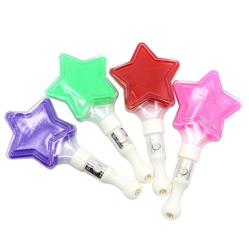 Star Light Stick LED Pentagram Glow Stick Concert Party Cheer | Shopee ...