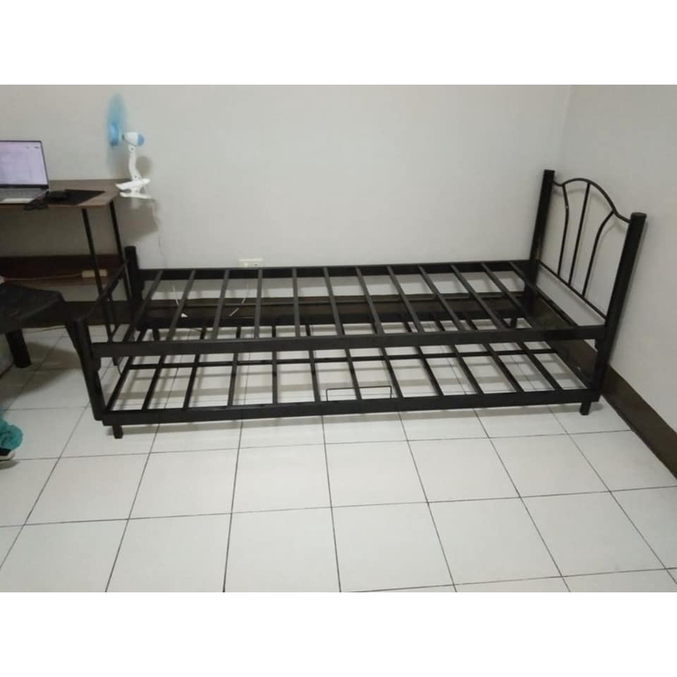 regular bedframe w/ pullout bed included space saver good for ...