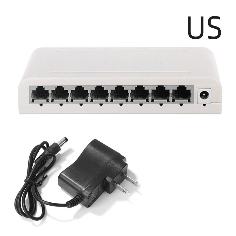 Allparts 5 / 8 Port Switch Desktop Rj45 Ethernet 10/100 Mbps Lan Hub ...