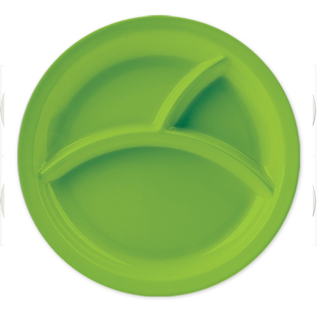 Melawares Lime Green 6pc Round Divided Plate Set | Shopee Philippines