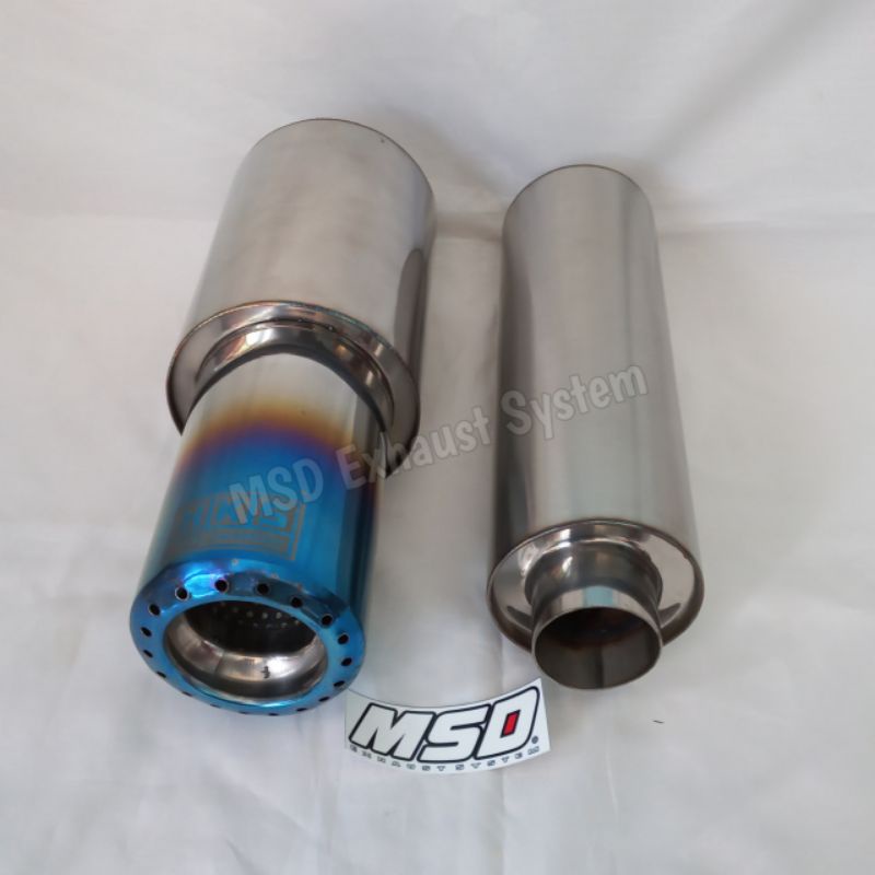 Hks Gronel Car Exhaust+Smooth Bass Sound Resonator Suitable For All ...