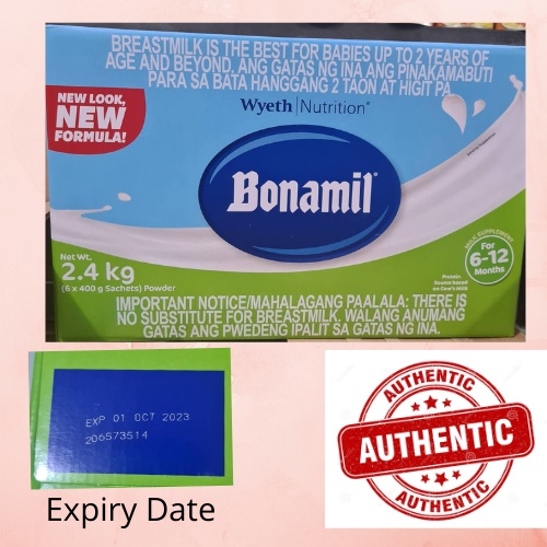 Wyeth Bonamil 2.4kg Infant Formula Powdered Milk Drink | Shopee Philippines
