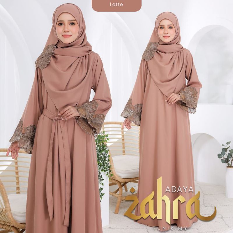 PLUS SIZE ABAYA ZAHRA DRESS LACE | Shopee Philippines