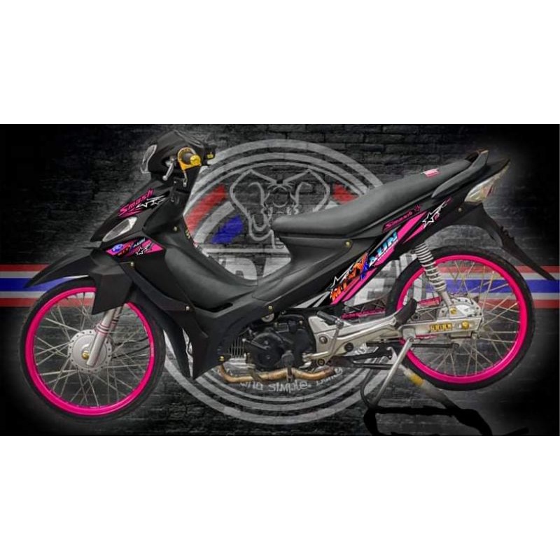 Suzuki Smash 115 Decal Sticker (MTV X AUN DESIGN) | Shopee Philippines