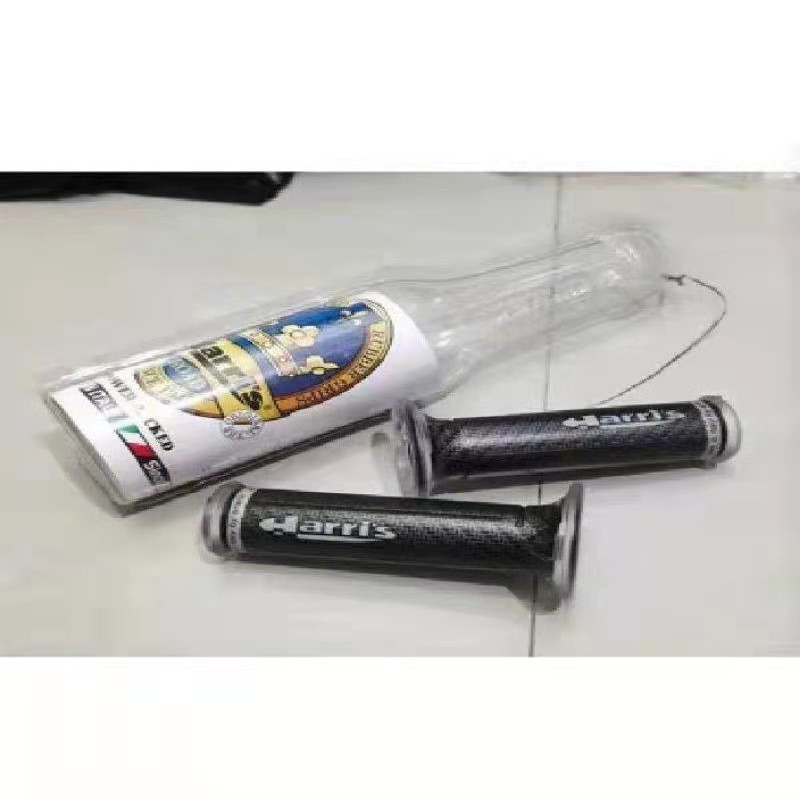 Harris Racing Kitaco Rubber Handle Grip Carbon Design Color Universal ...