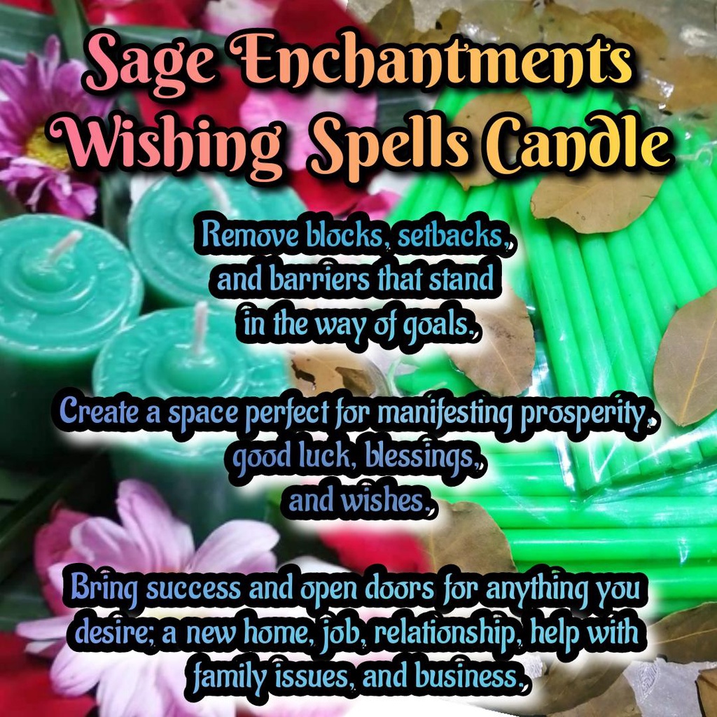SageEnchantments Wishing Spell Candle | Shopee Philippines