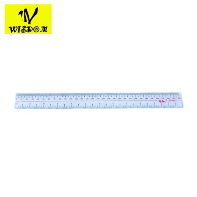 30cm TRANSPARENT RULER (1pcs )school supplies | Shopee Philippines