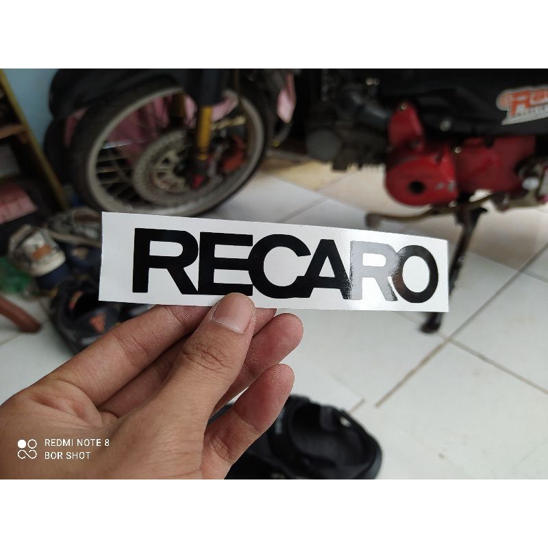 Recaro STICKERS | Oracal MATERIAL CUTTING STICKER CUSTOM LOGO ETC ...