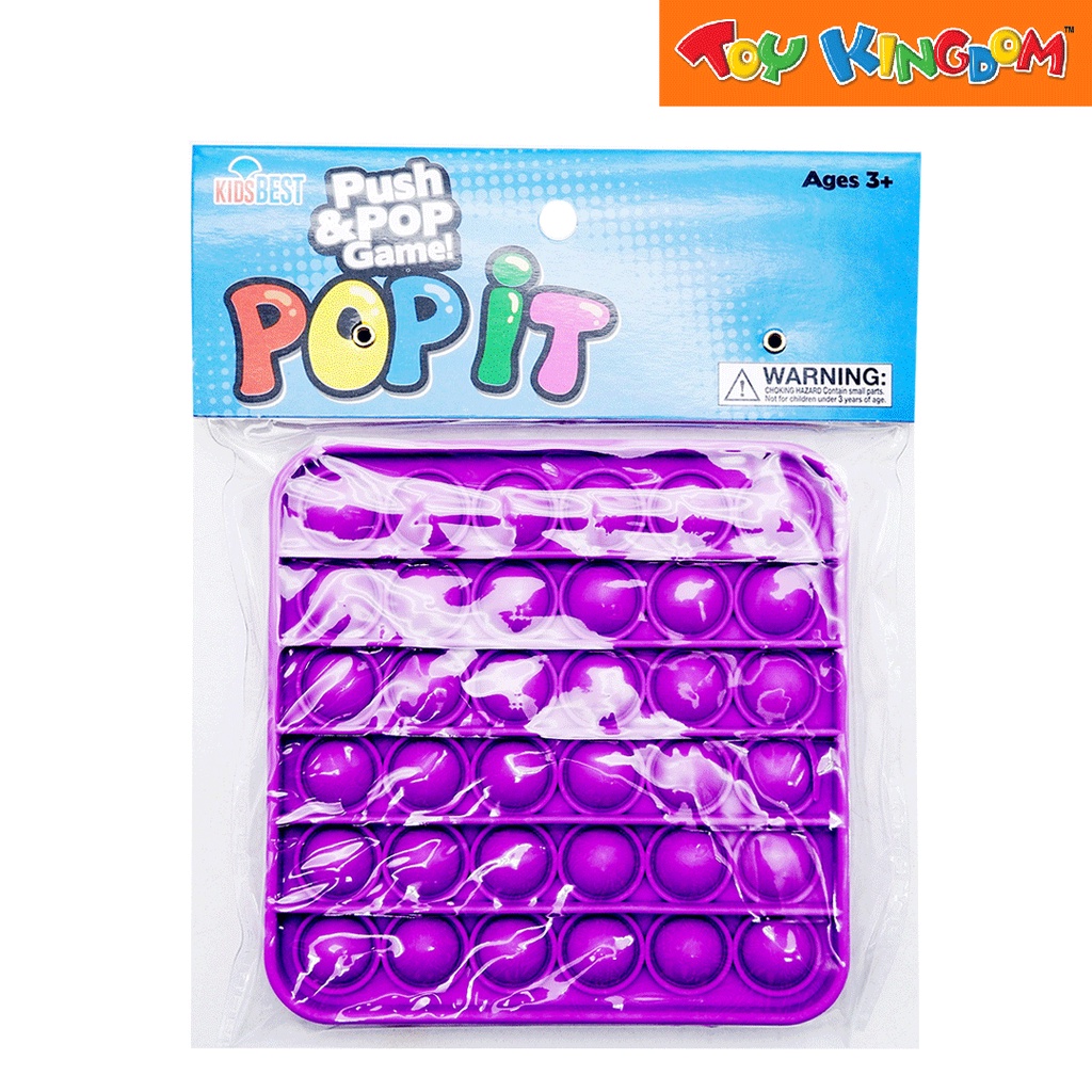 Push and Pop Game Square Purple Fidget Toy | Shopee Philippines