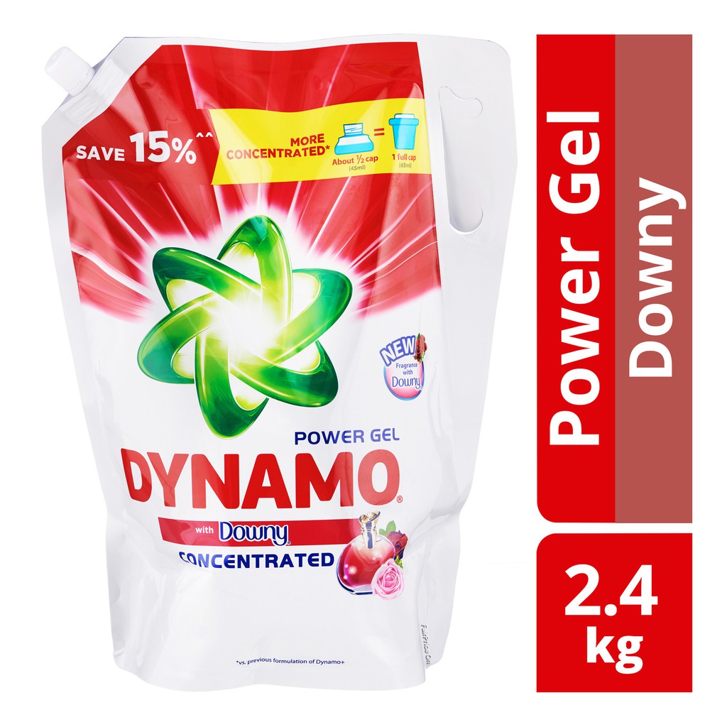 (Ariel) Dynamo Power Gel Laundry Detergent with Downy Passion Refill 2 ...