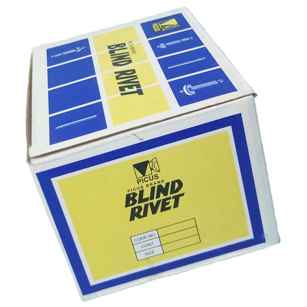 ALUMINUM BLIND RIVETS 3/16" X 1" === 1 BOX | Shopee Philippines