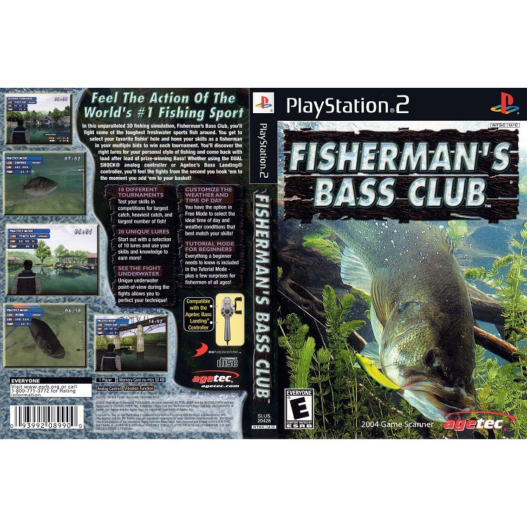 FISHERMAN'S BASS CLUB [PS2 US : CD 1 Disc] | Shopee Philippines