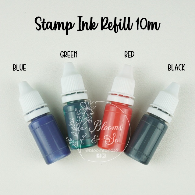 Stamp Ink Refil 10ml for Paper | Shopee Philippines