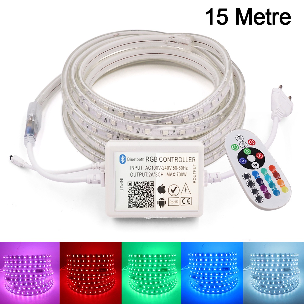Ceiling Covelight 10/15/20M RGB led Strip Light Living Room Decor ...