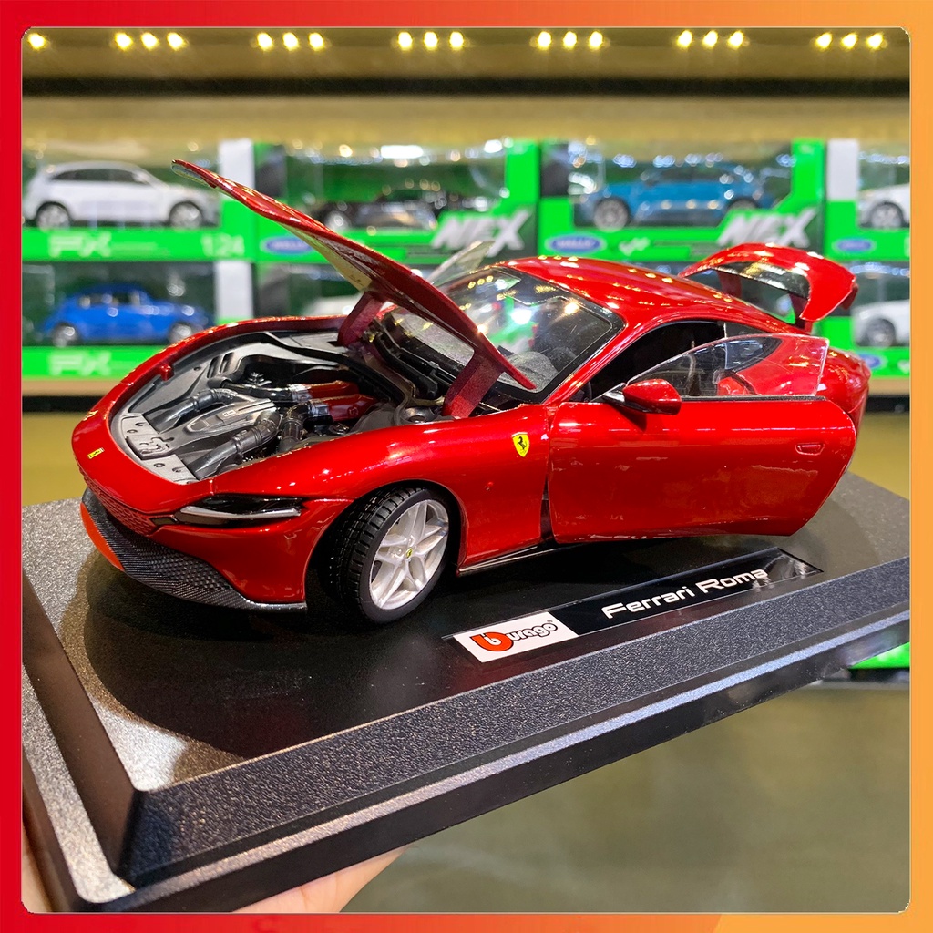 Red 1:24 Bburago scale Ferrari Roma model car | Shopee Philippines
