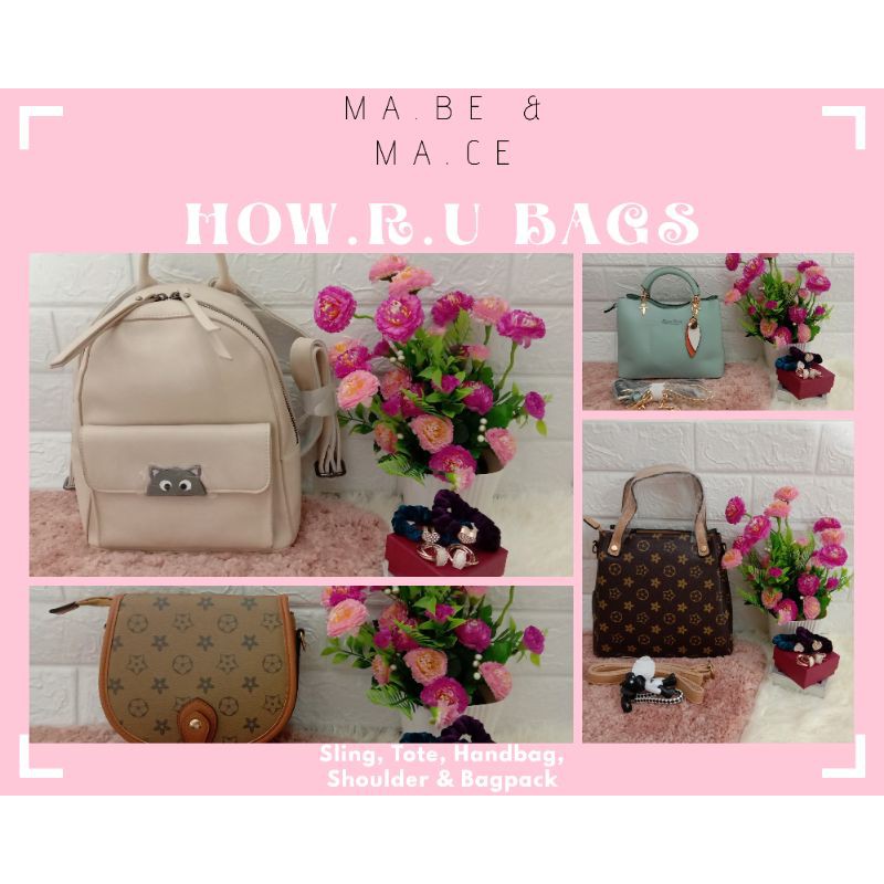 Original HOW.R.U Two-Way Bags | Shopee Philippines