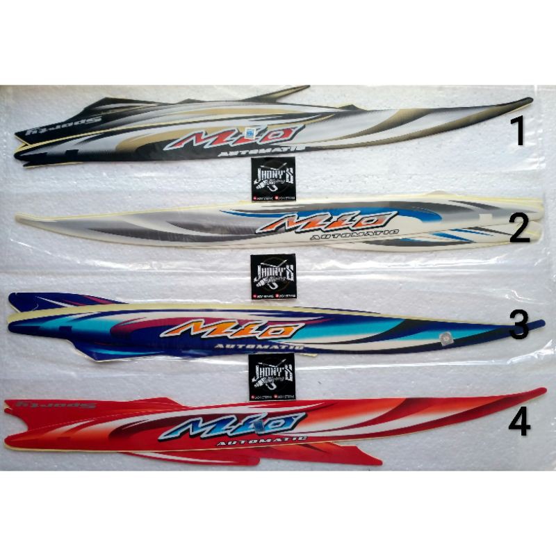 Yamaha MIO SPORTY Motorcycle BODY Trim STRIPING Sticker 2007-2008 CW ...