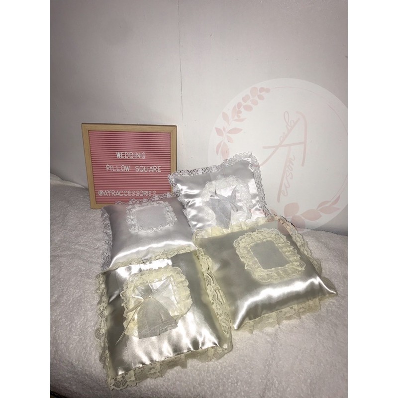 2pcs Ordinary Wedding Pillow Square (for Ring and Arrhae / Aras ...