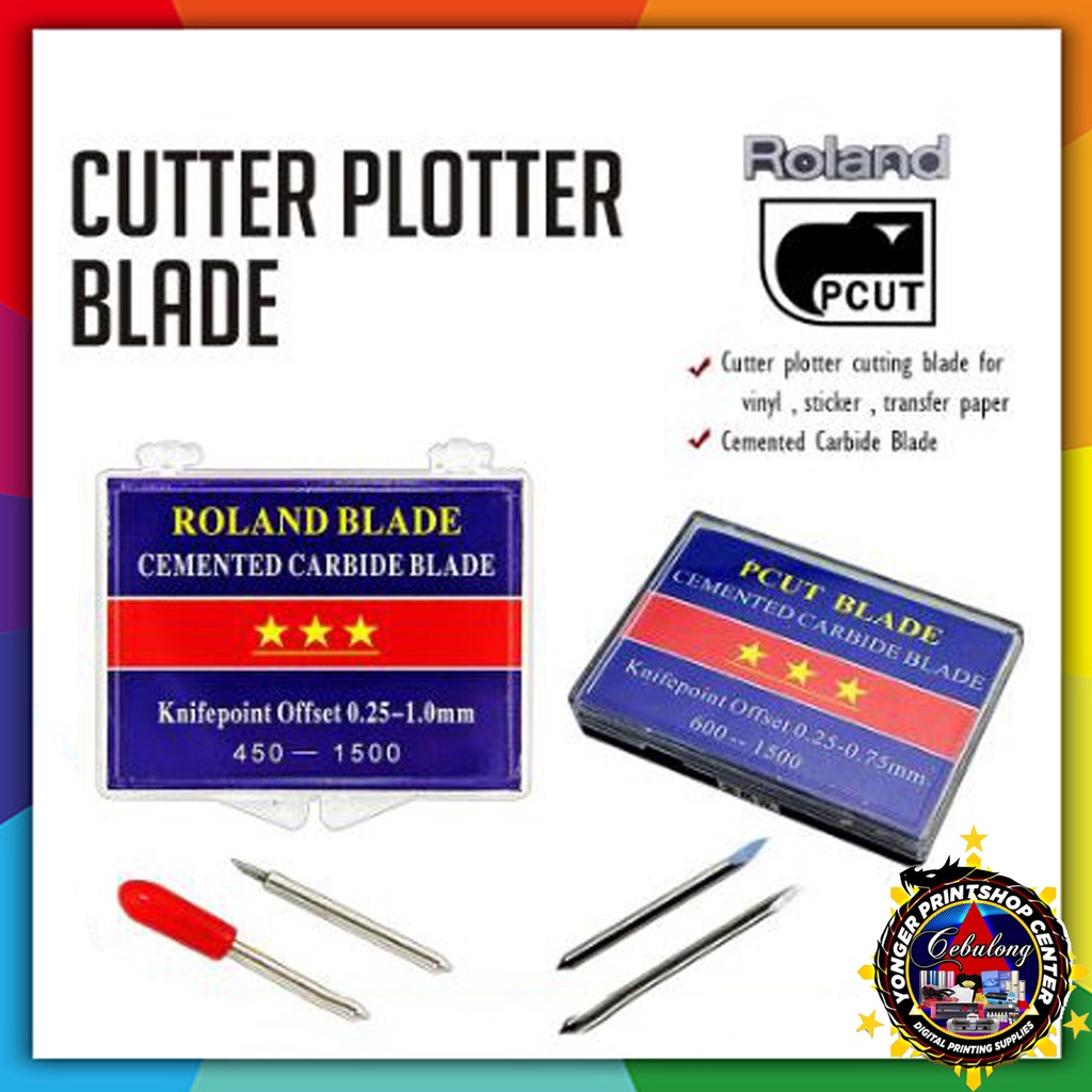 ROLAND BLADE AND PCUT BLADE FOR CUYI CUTTER PLOTTER | Shopee Philippines