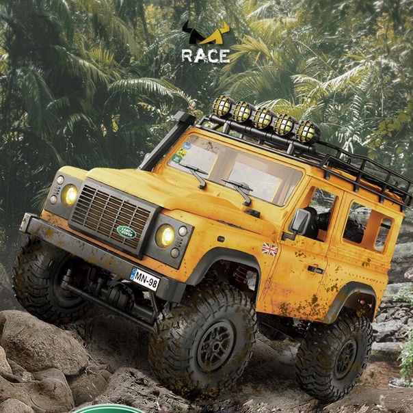 NEW MN98 kereta kontrol MN99S upgrade version 2.4G 1:12 4WD MN99 remote ...