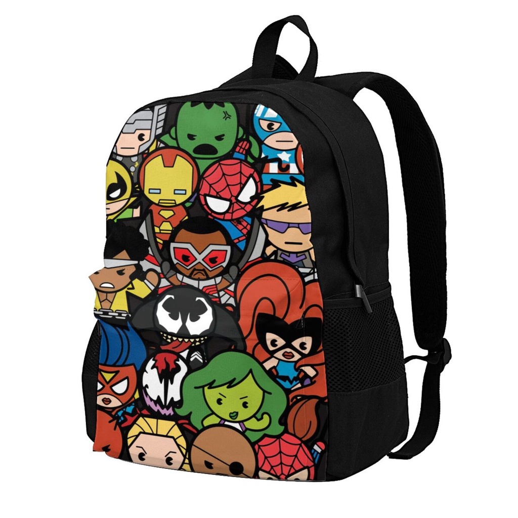 Marvel Cartoon pattern backpack school laptop school bag, light and ...