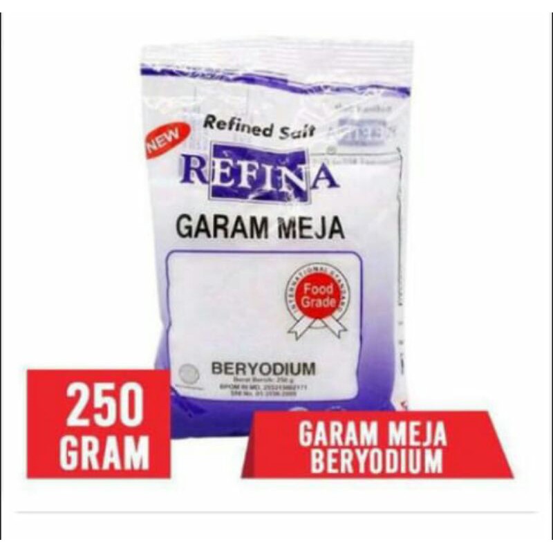 Refina Table Salt 250gram | Shopee Philippines