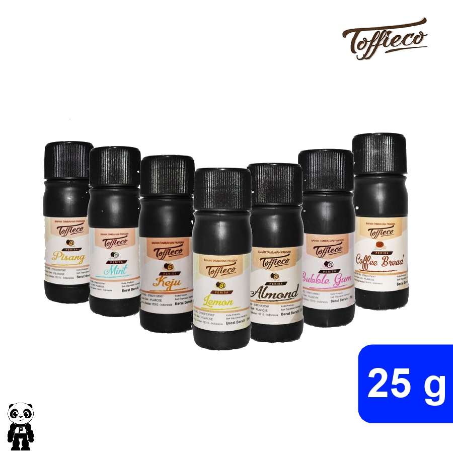 Toffieco Flavour Essence 25g Perisa Essen Keju Kopi Moka Pandan Pisang ...