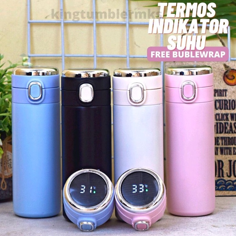 TERMOS 400ml LED Temperature Tumbler Thermos LOCK And LOGO/Name ...