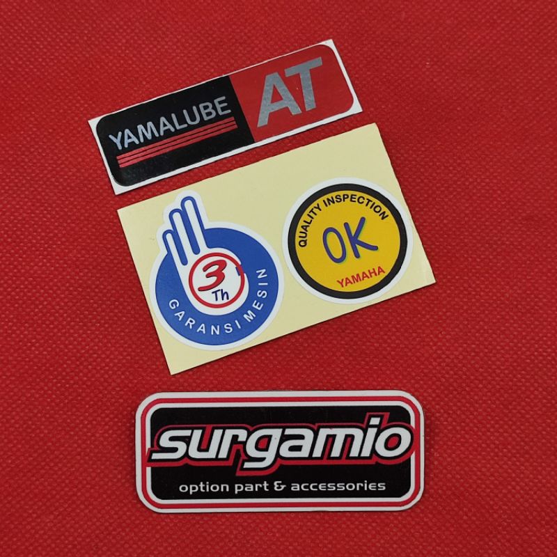 Warning Sticker Set of 3 Yamaha Warnings | Shopee Philippines