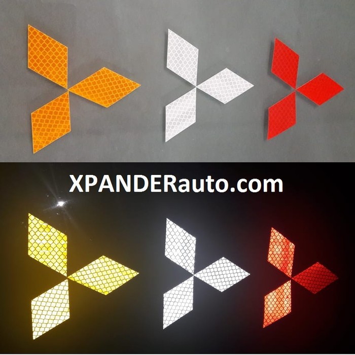Ready Reflector Sticker Emblem Logo Xpander Set Front And Back Sticker ...
