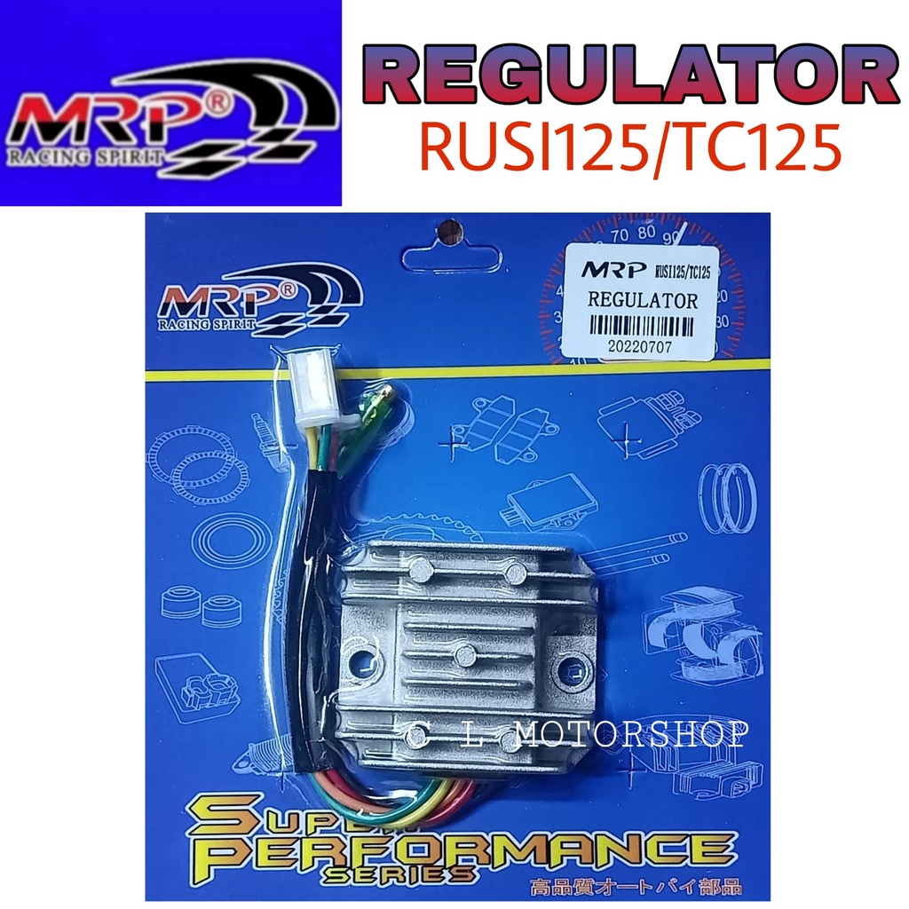 MRP MOTORCYCLE REGULATOR RUSI125/TC125 | Shopee Philippines
