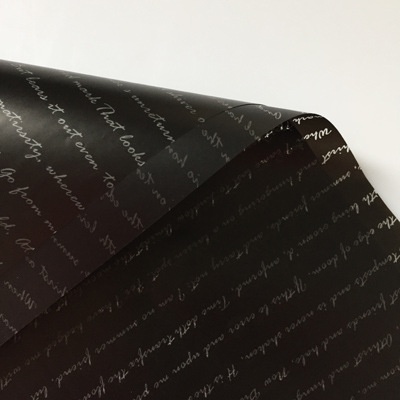 20pcs per pack Script Letter Design Flower Bouquet Wrapper Floral ...