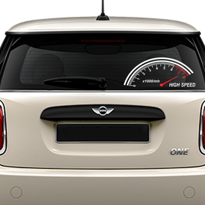 Rpm sticker rear car window sticker glow in the dark sticker | Shopee ...