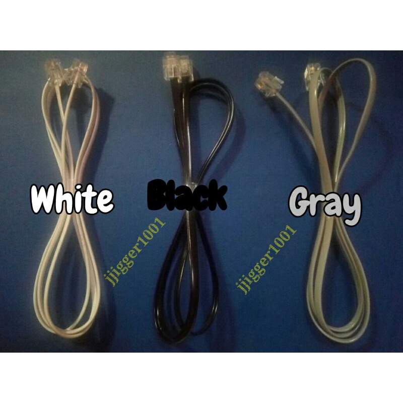 RJ11 Telephone Line Cord 9m 4 Core | Shopee Philippines
