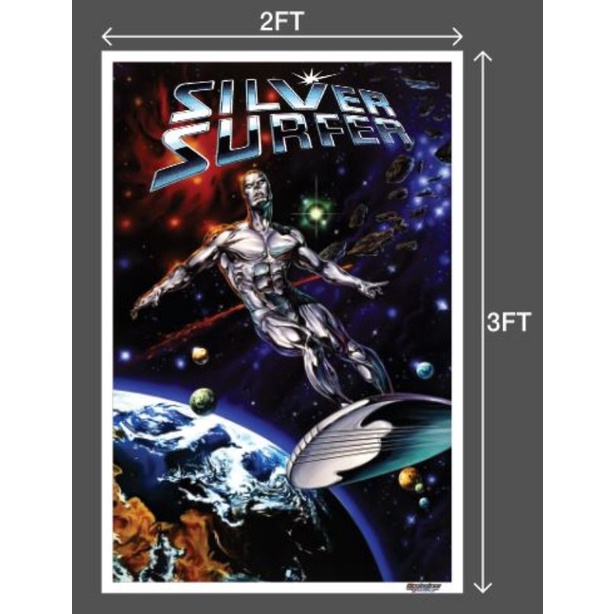 Silver Surfer Tarpaulin poster 2x3ft | Shopee Philippines