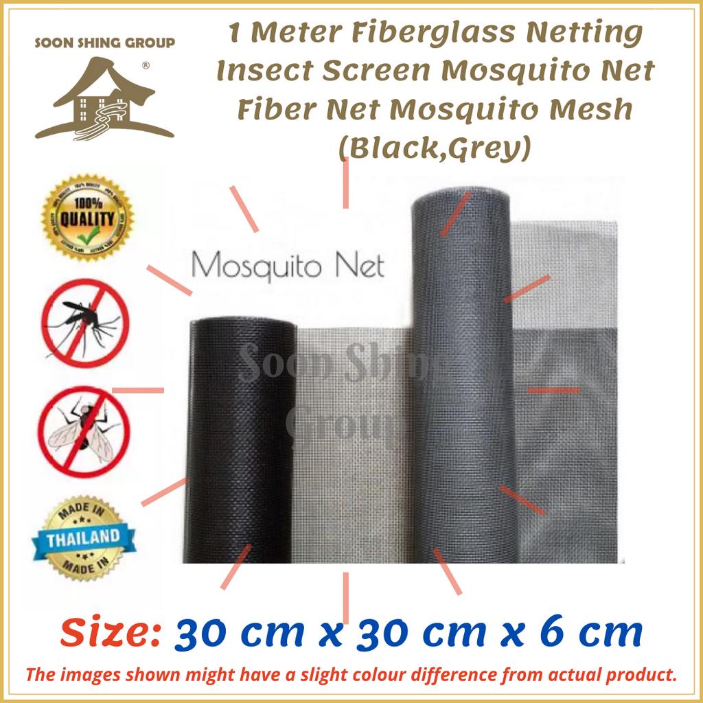 1 Meter Fiberglass Netting Insect Screen Mosquito Net Jaring Tingkap ...