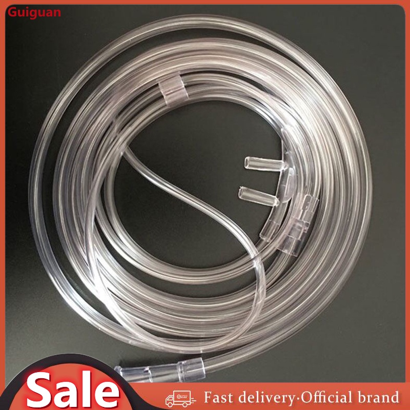 2 PCS Disposable 10 Meters Oxygen Tube Super Soft Nasal Cannula Oxygen ...