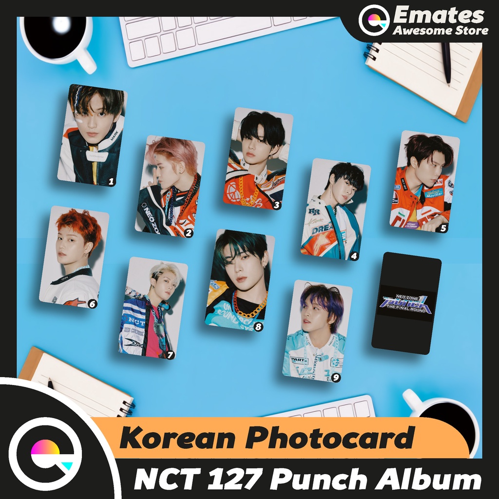 Photocard nct 127 Punch album Yuta jaehyun Taeyong Jungwoo Winwin Mark Johnny Haechan Doyoung ...