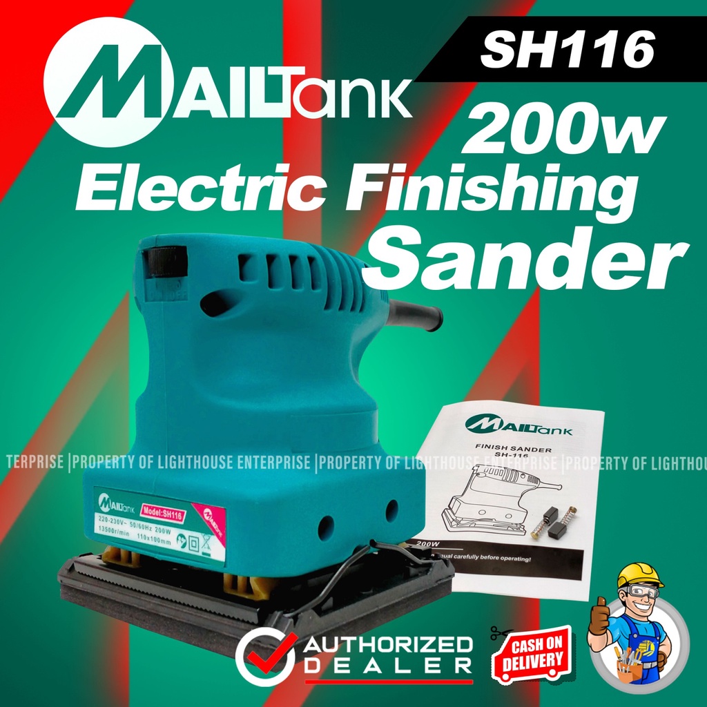 MAILTANK 200W Electric Finishing Sander / Finishing Sander / Palm ...