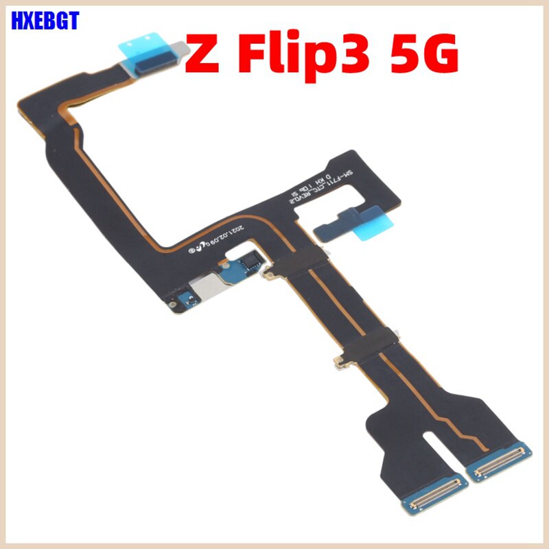 For Samsung Galaxy Z Flip3 5G SM-F711 Mainboard Connector Flex Cable ...