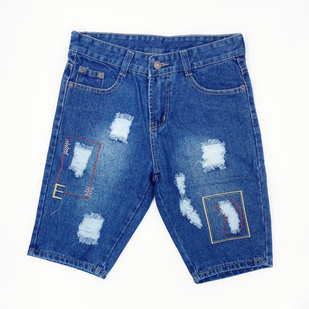 Rs Tattered Maong Short #611111111 | Shopee Philippines