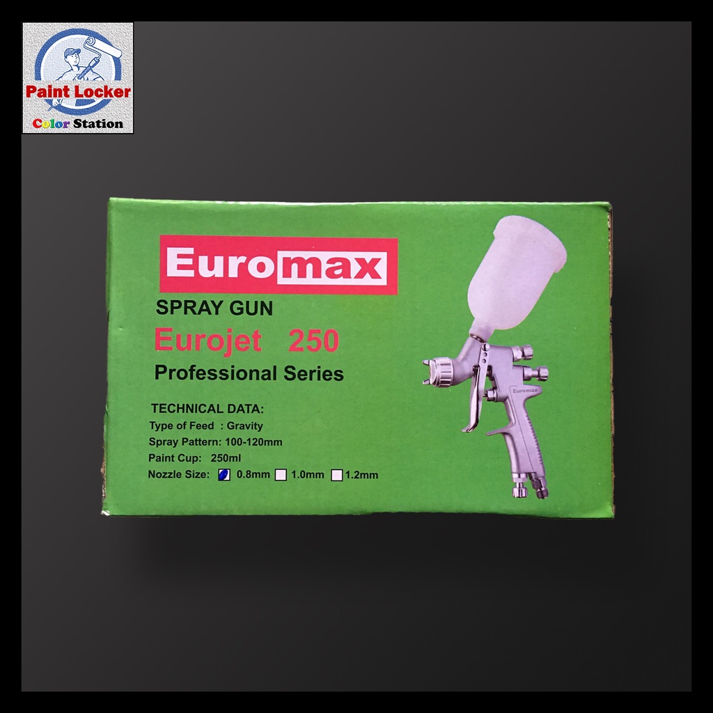 Euromax Eurojet 250 Professional Series Spray Gun | Shopee Philippines