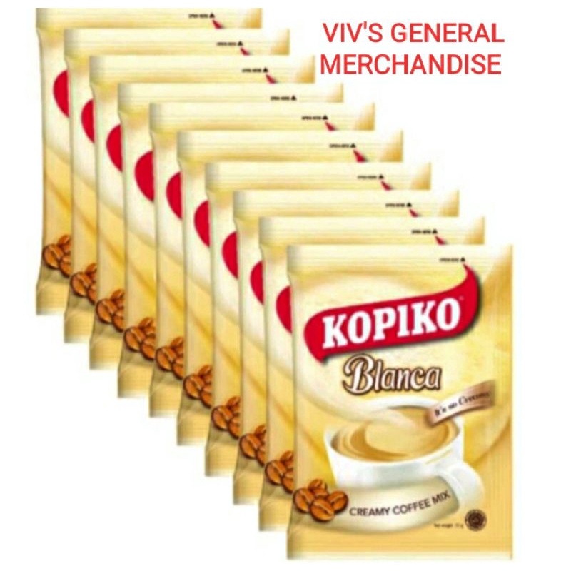 Kopiko Blanca ( 35g x 10 sachets ) | Shopee Philippines